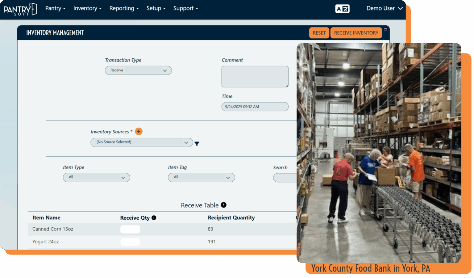 Regional Food Banks - PantrySoft
