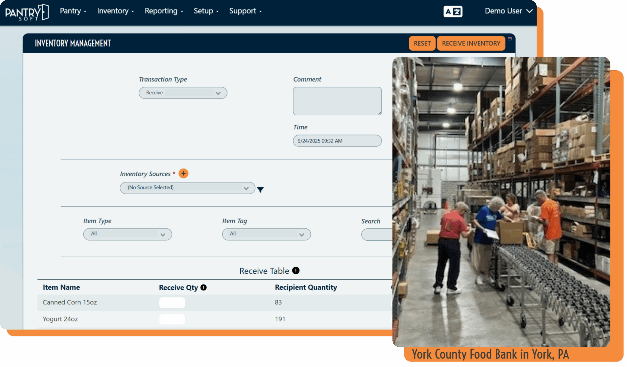 Regional Food Banks - PantrySoft